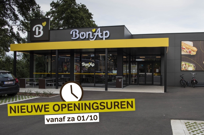 Nieuwe openingsuren | Check ze hier voor jouw Bon’Ap | Bon'Ap
